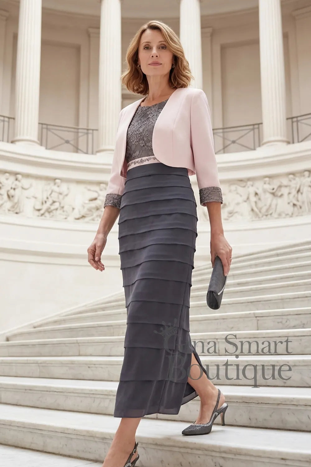 Condici Style 70948 Powder Pink Granite Dress NON RETURNABLE ...